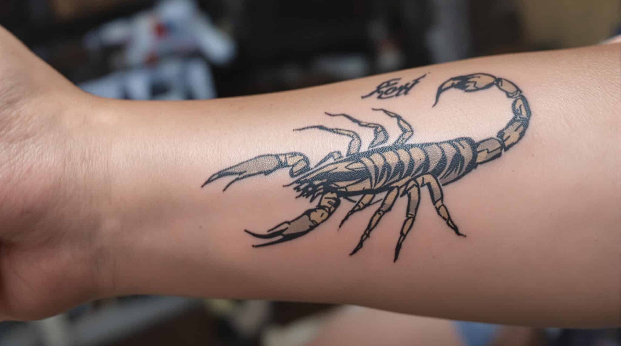 Tatouage Scorpion Mandalanull